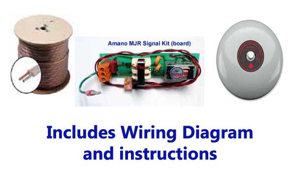 Employee Time Clocks - Amano MJR Signal and Bell Kit MJR7000/8000 ...